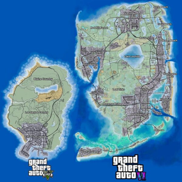 GTA 6: Massive Budget and Map Leaked + Potential Reveal Announcement ...